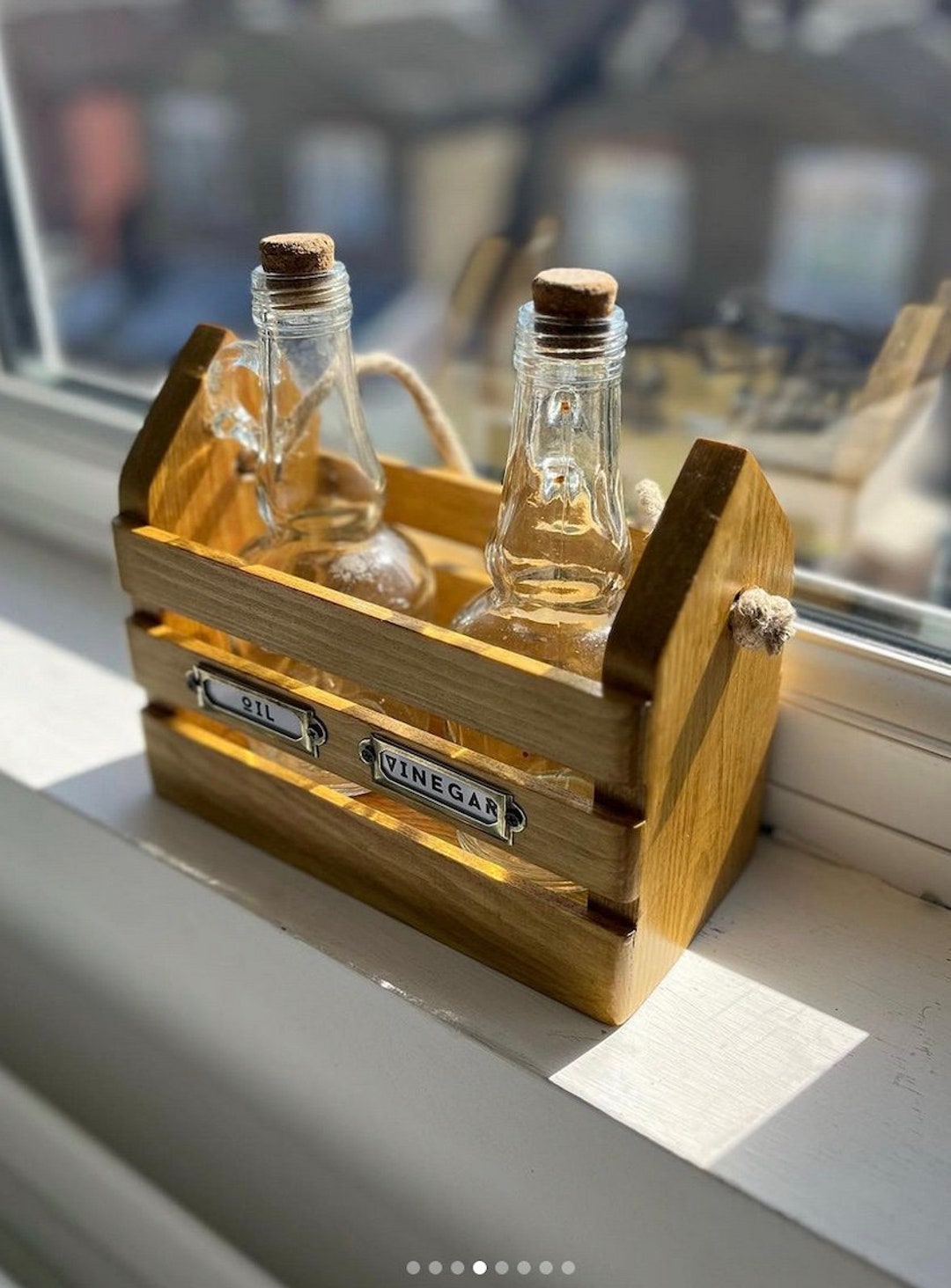 Cruet Set Made From Reclaimed Wood - Etsy