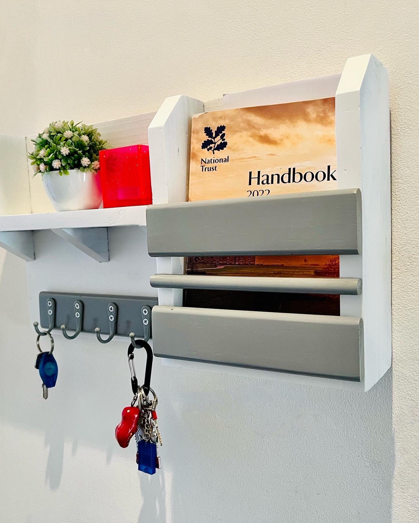 Key and Letter Holder Made From Reclaimed Wood - Etsy UK