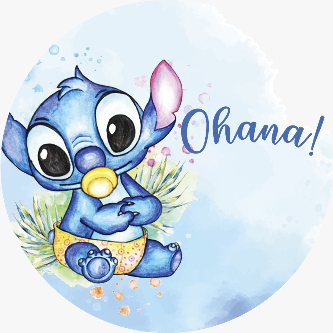 PRINTED stitch baby shower Birthday round fabric backdrop | Etsy