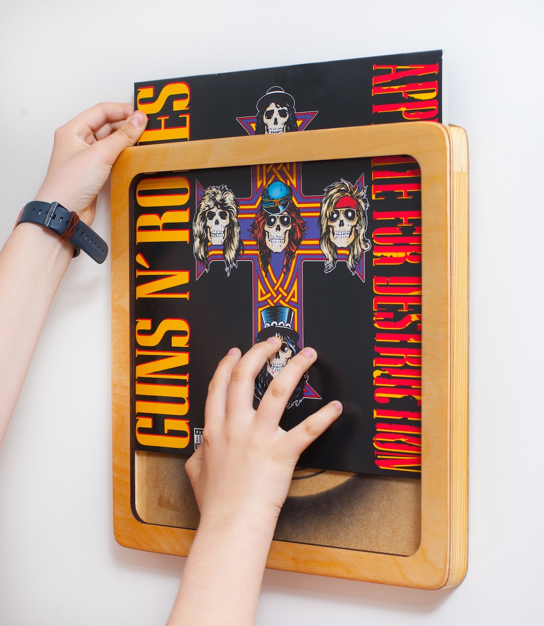 Händel / Natural Wood Frame, Vinyl Display , LP Frame, Vinyl Frame, LP ...