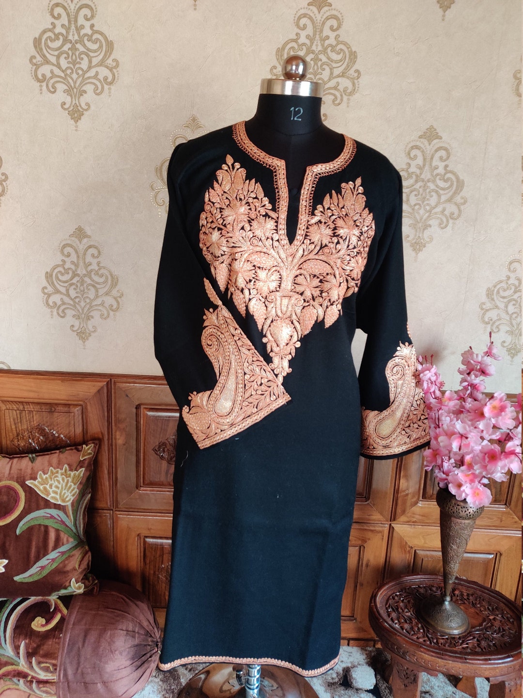 Kashmiri Pheran, Customizable Pheran, Kashmiri Dress, Kashmiri ...