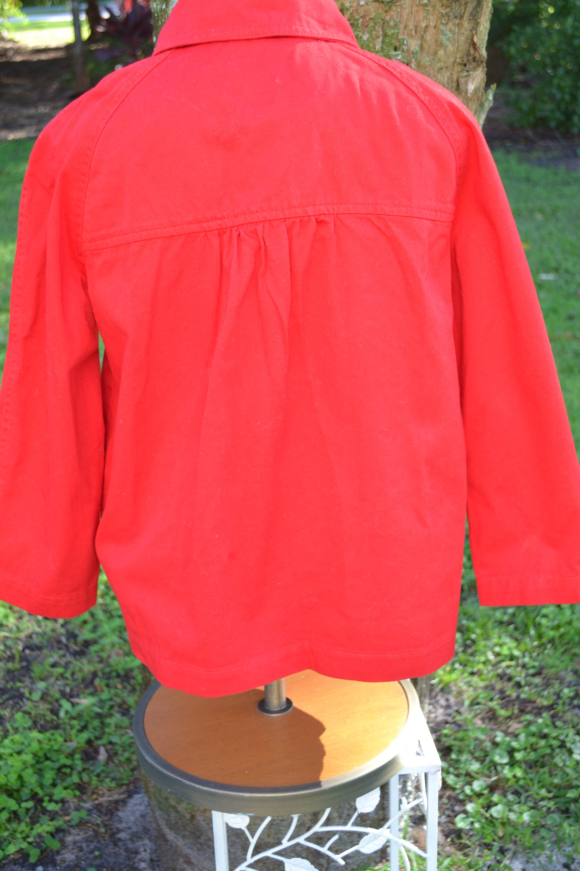 Vintage Ralph Lauren Lauren R. L size medium. red barn jacket double ...