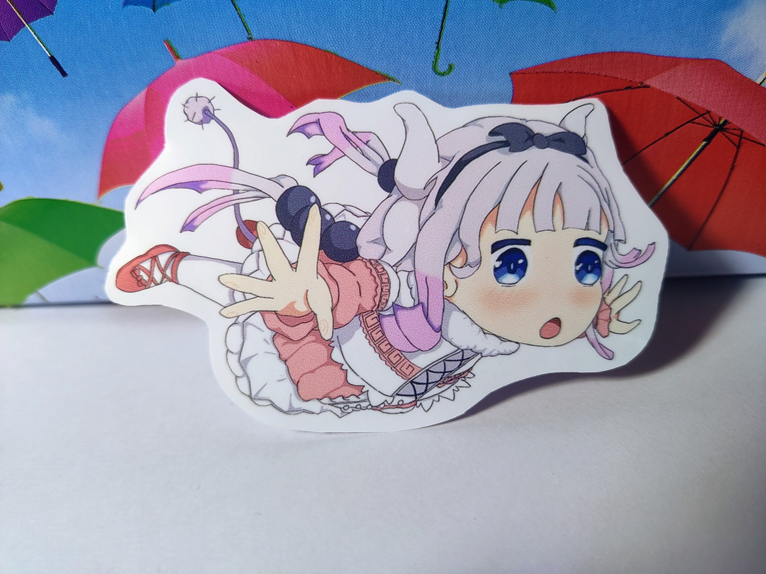 Kanna-chan Glossy Vinyl Sticker: Miss Kobayashi's Dragon Maid Fanart - Etsy