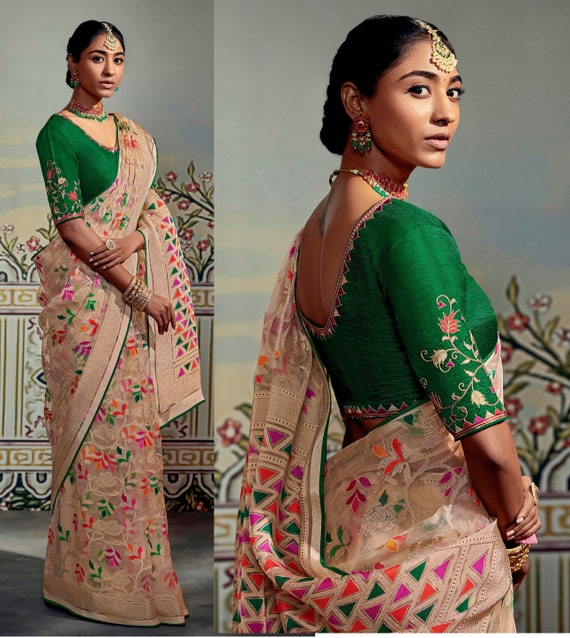 Traditional Indian Sari Pattern