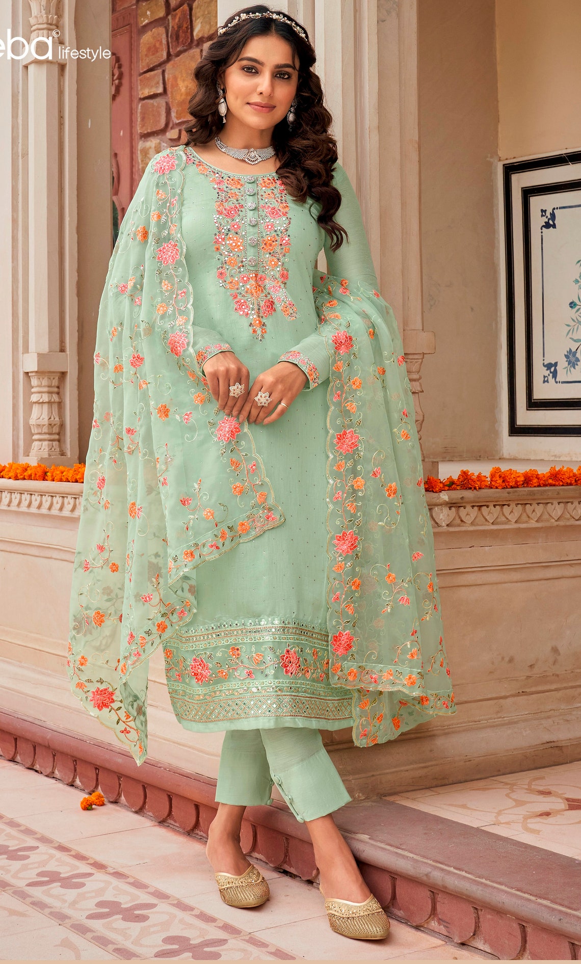 Latest Indian Pakistani Eid Festival Salwar Kameez Suit for - Etsy