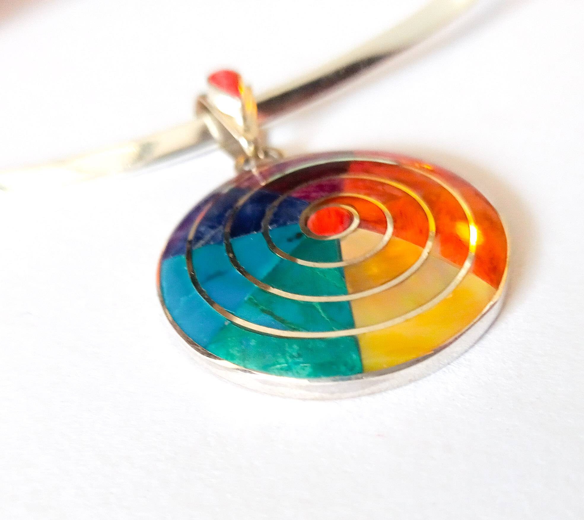 Set Peruvian Jewelry Choker Silver 950 Pendant With Spondylus Choker ...