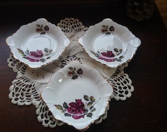 Rose Pattern Dishes | Etsy