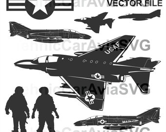 F 4 Phantom Svg | Etsy
