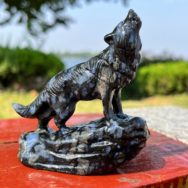 Carved Wolf - Etsy
