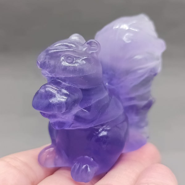 Carved Squirrel - Etsy