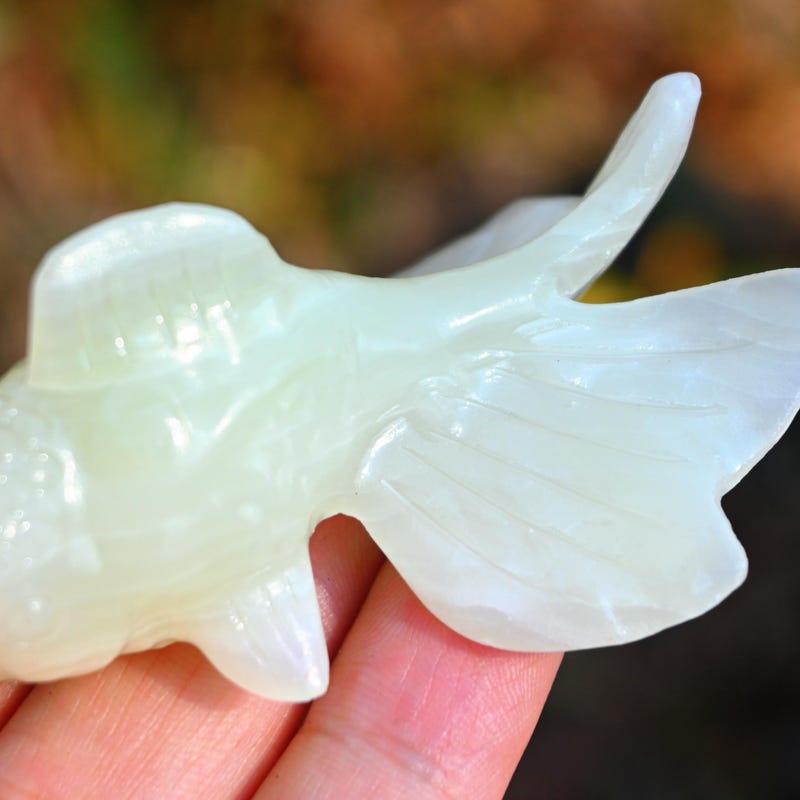 Jade Goldfish - Etsy
