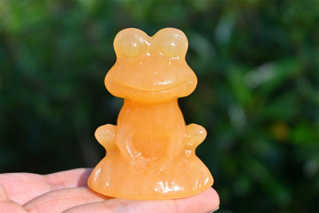 2.4'' Natural Geode Stone Frog，quartz Crystal，crystal Frog，crystal Gift ...