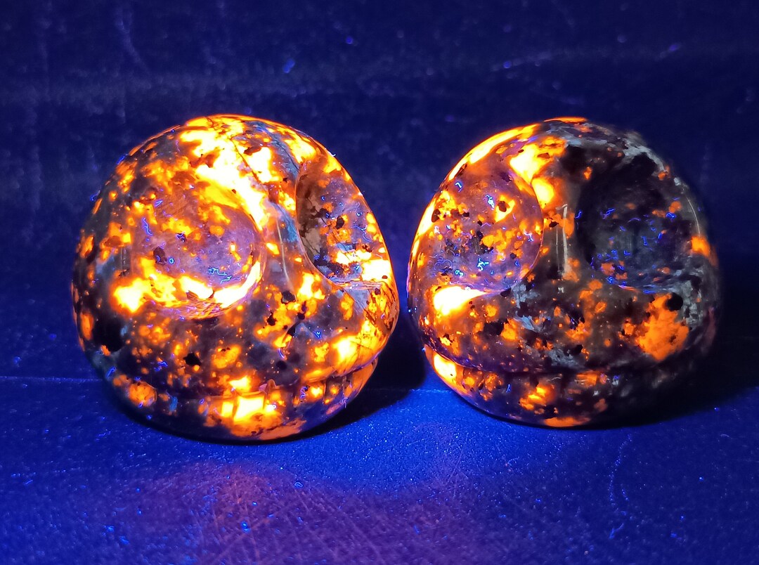 2''natural Hand Carved Yooperlite Jack Skullcrystal Decorquartz ...