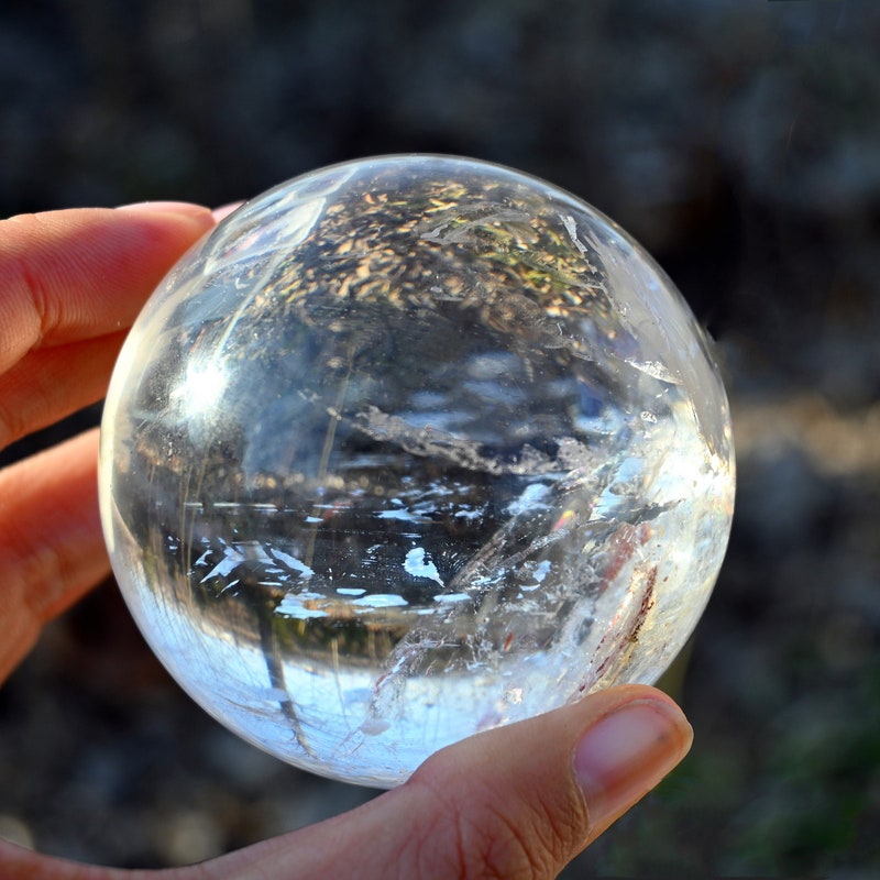 Quartz Crystal Ball - Etsy