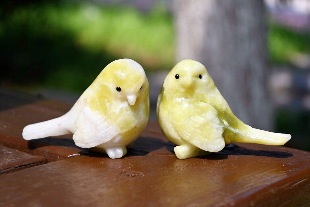 2.4'' Natural Jade Bird Carved，crystal Bird Decor，jade Birds，green Jade ...