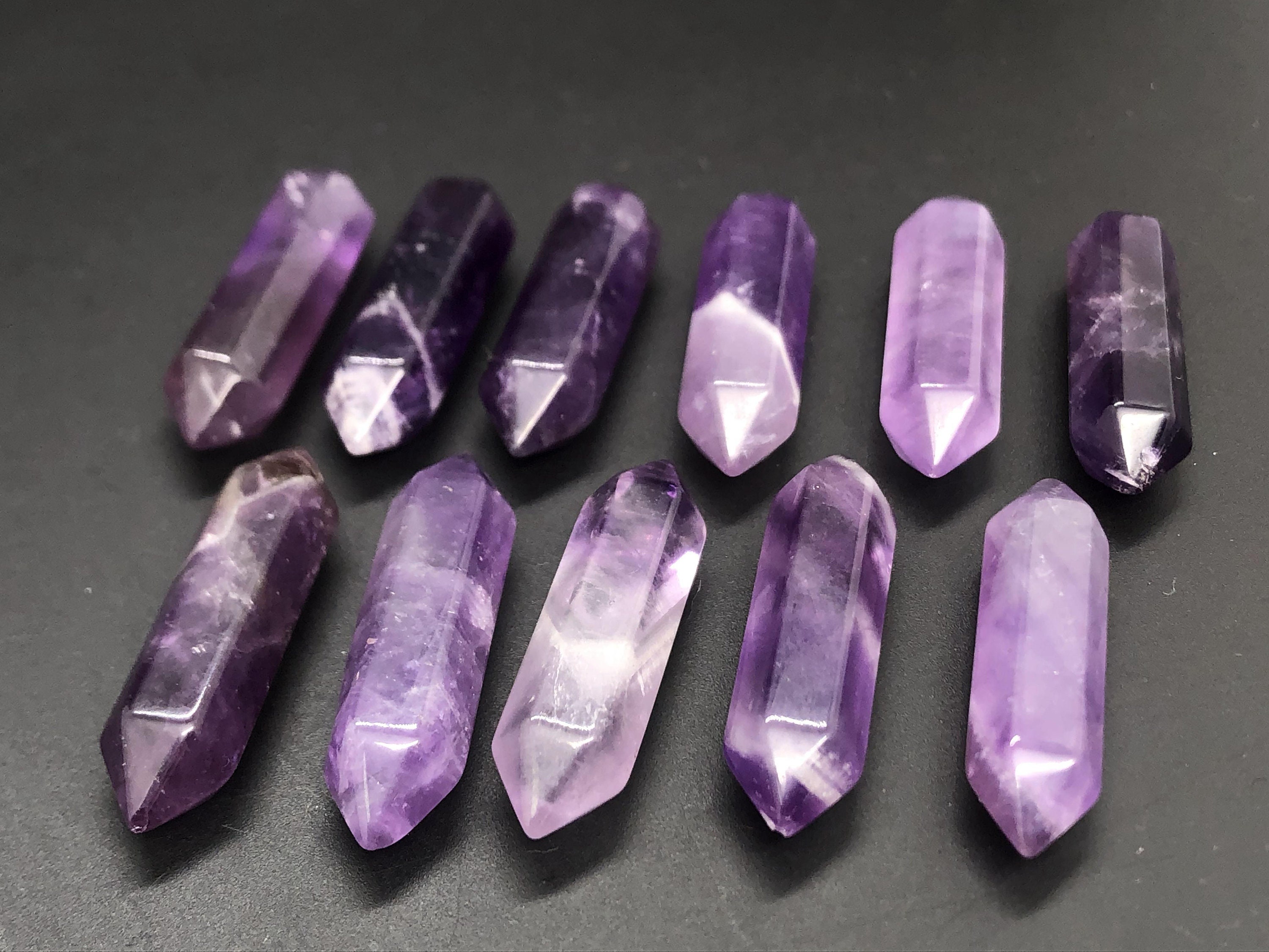 Quartz Crystal，crystal obelisk，Dreamy purple Point，crystal Healing ...