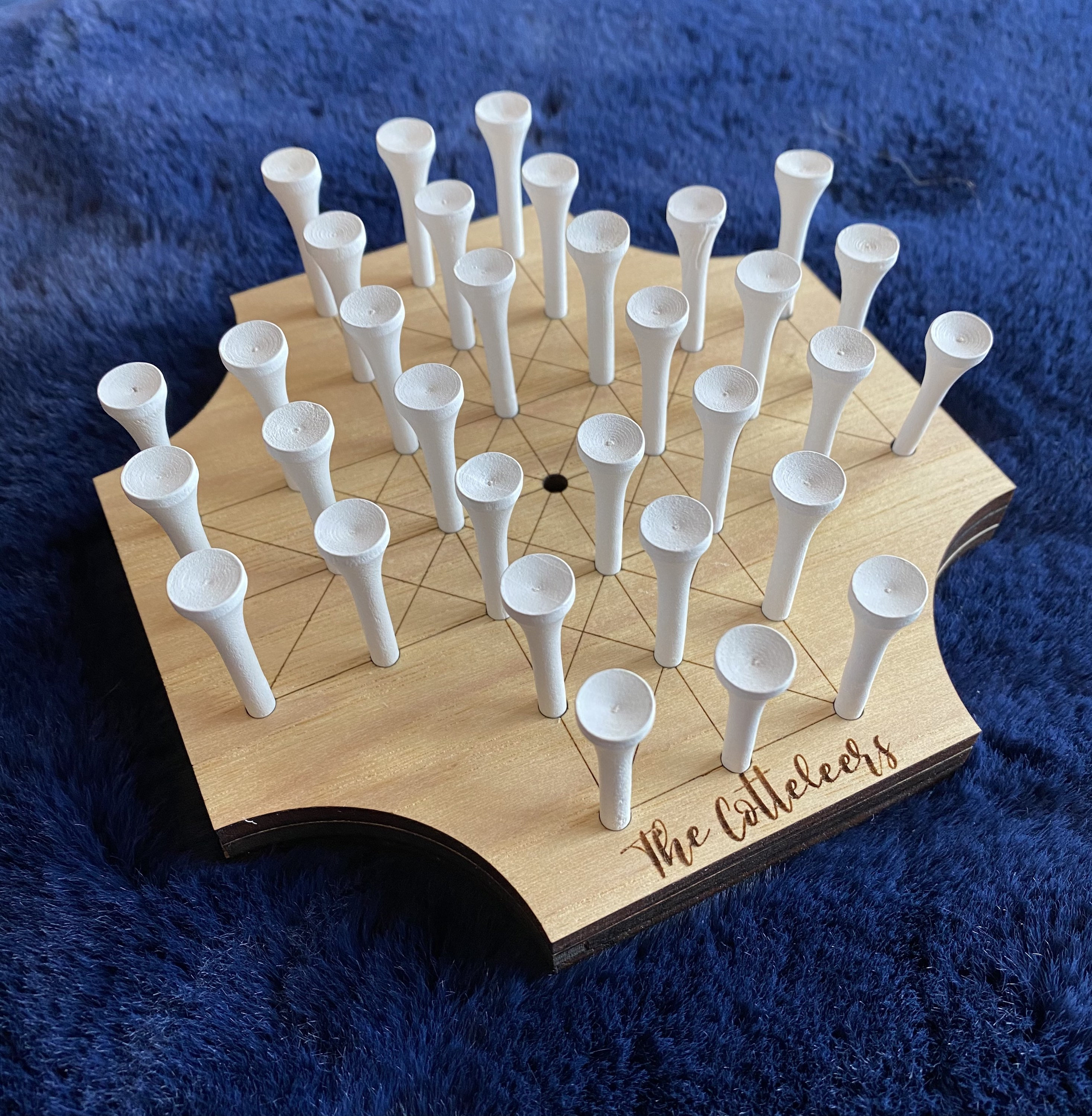 Personalized Cross Peg Jump Game /solitaire / Golf /tee / Bar - Etsy
