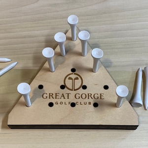 Personalized Triangle Peg Jump Game / Golf Tee / Solitaire/ Gift ...