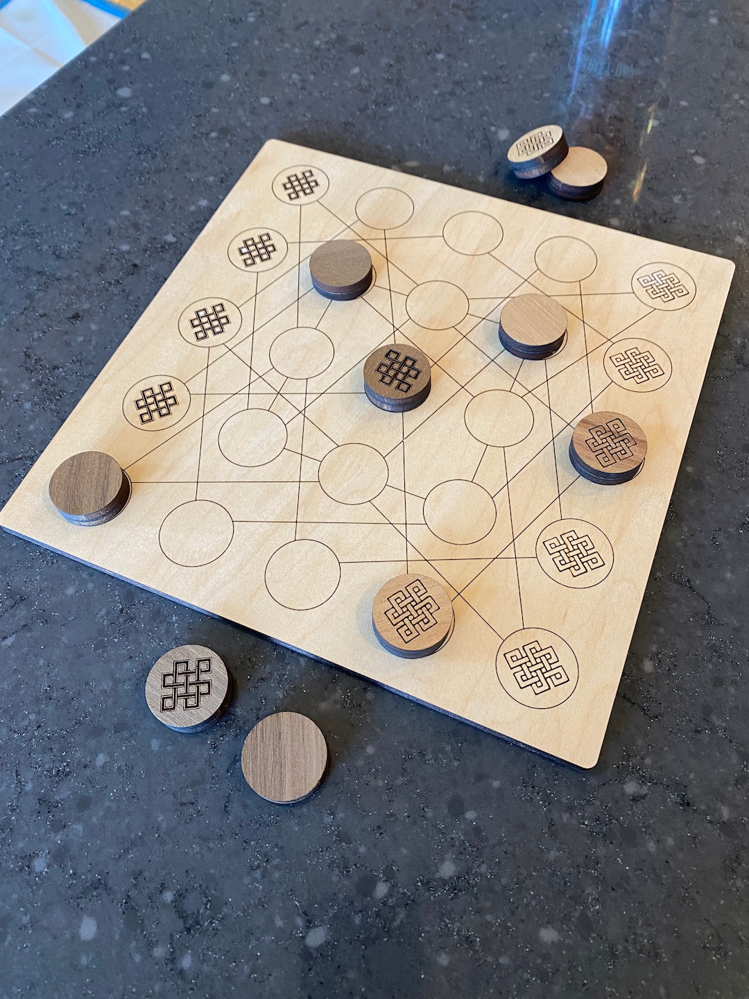 Jarmo Board Game / Personalized / Unique / Ancient/ Strategy / Turkish ...