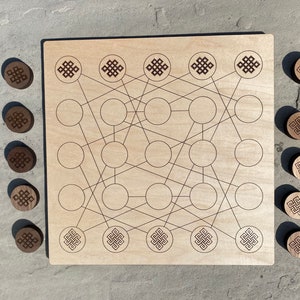 Jarmo Board Game / Personalized / Unique / Ancient/ Strategy / Turkish ...