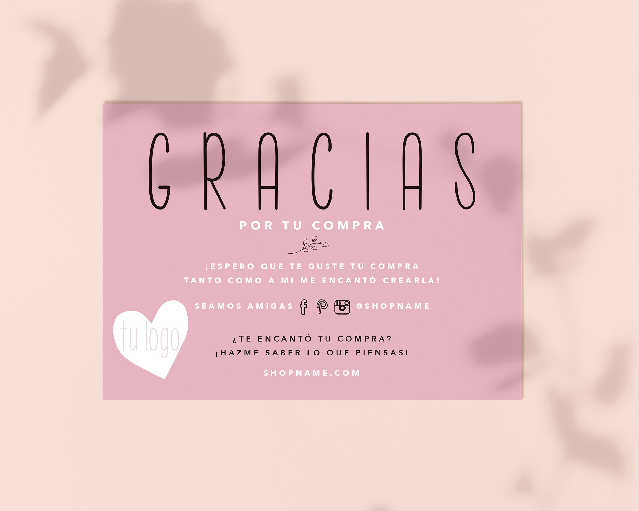 Tarjeta de agradecimiento personalizada Ideas de como dar las - Etsy México