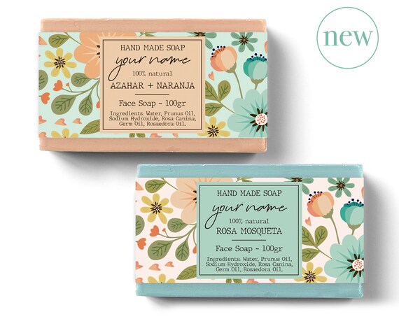 2 Customizable Soap Labels - Etsy