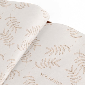 Tissue Paper & 5 Stickers Customizable Design With Your Logo - Etsy