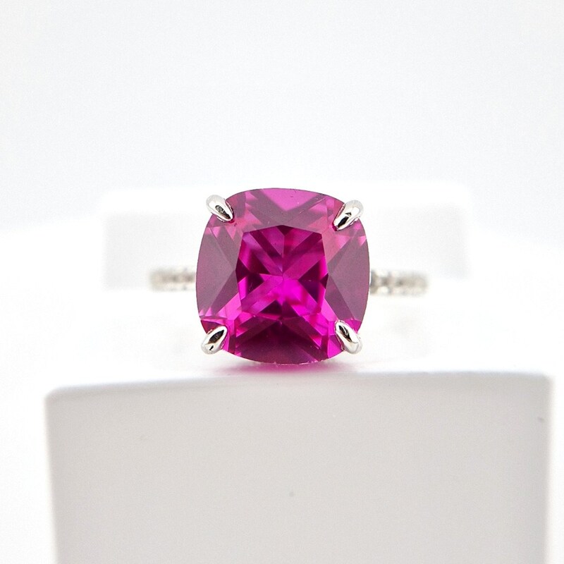 Pink Sapphire Ring - Etsy