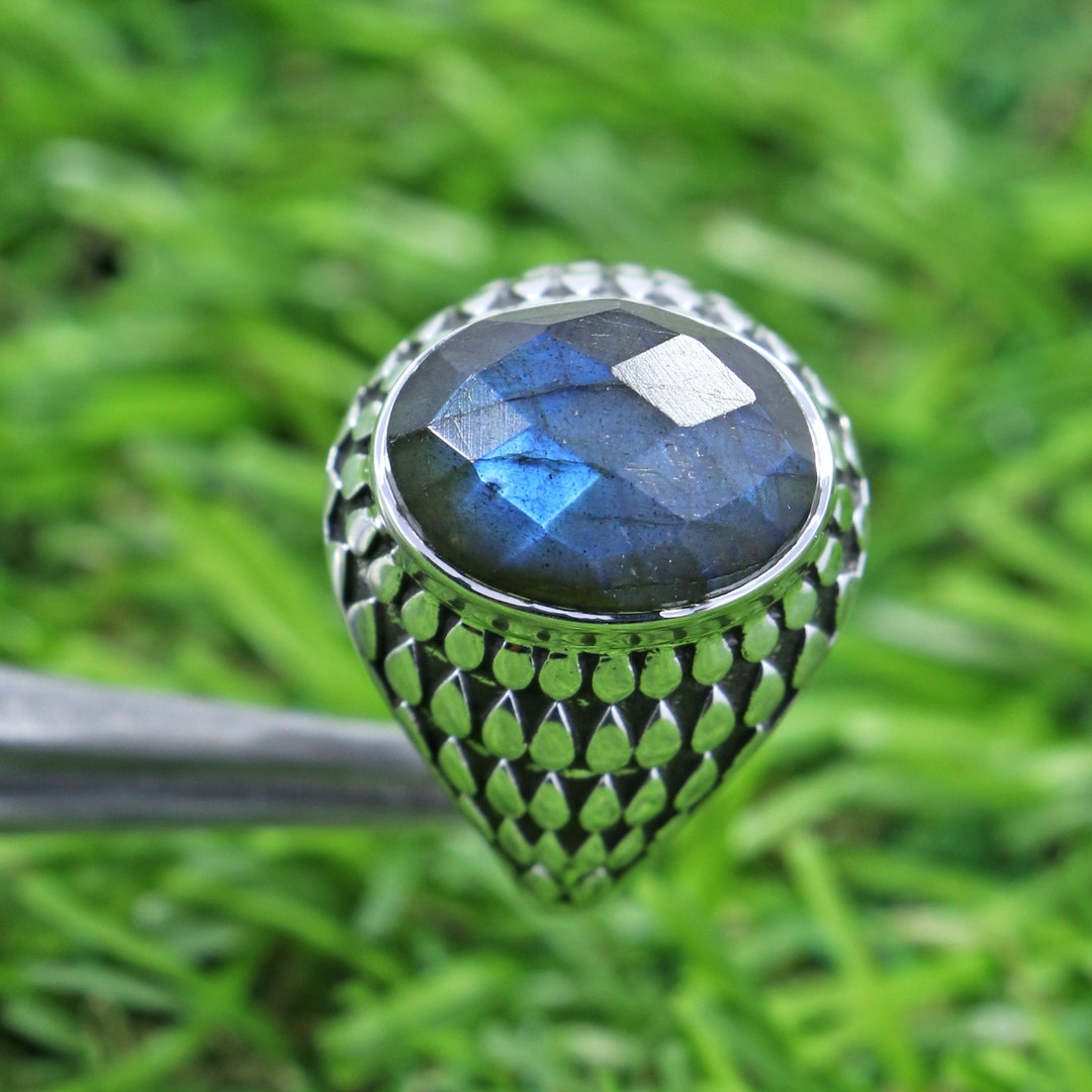 Buy 925 Sterling Silver Rin Labradorite Gemstone Ring-designer Online ...