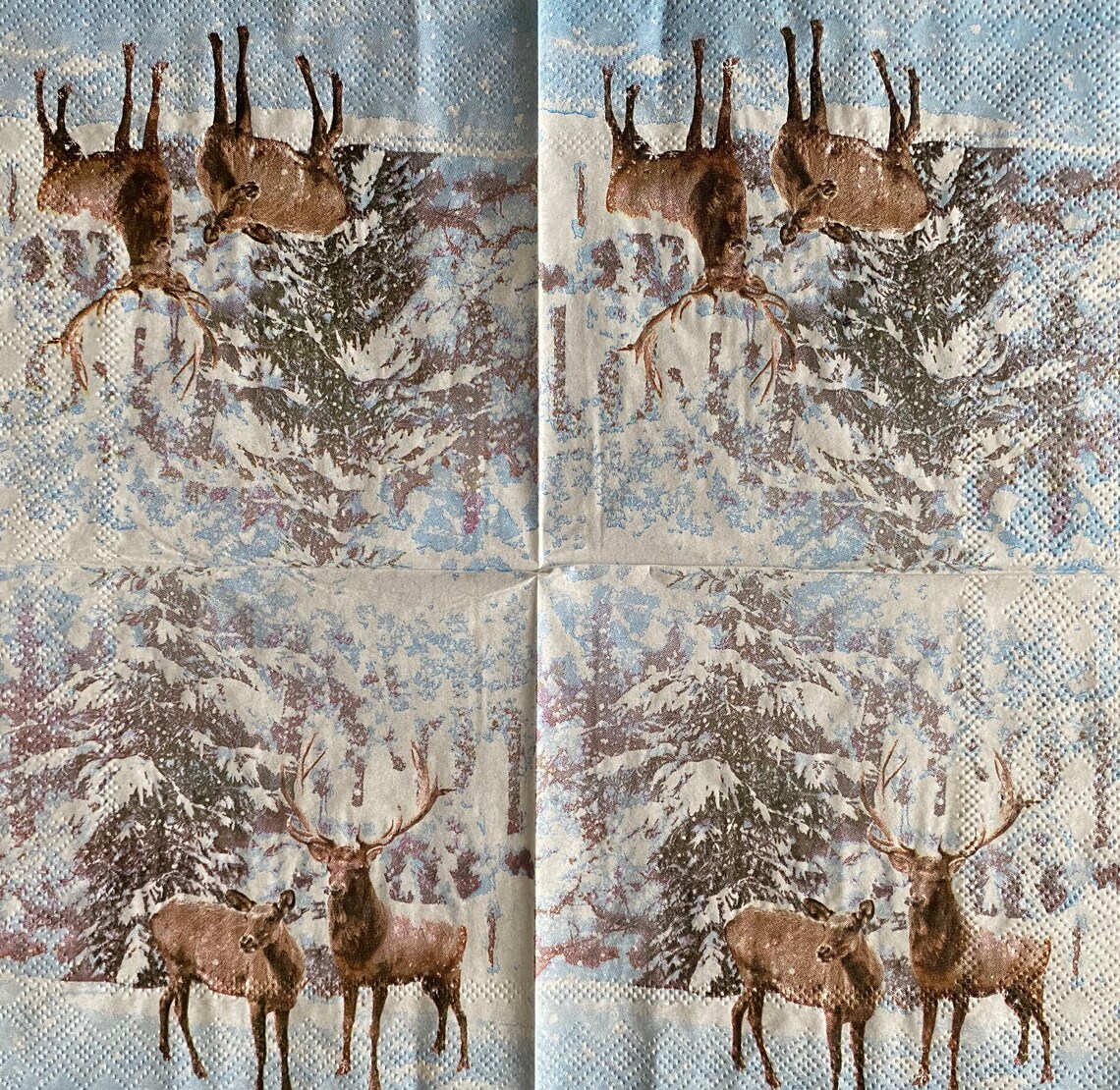 Stag Paper Napkin for Decoupage or Craft Supplies - Etsy