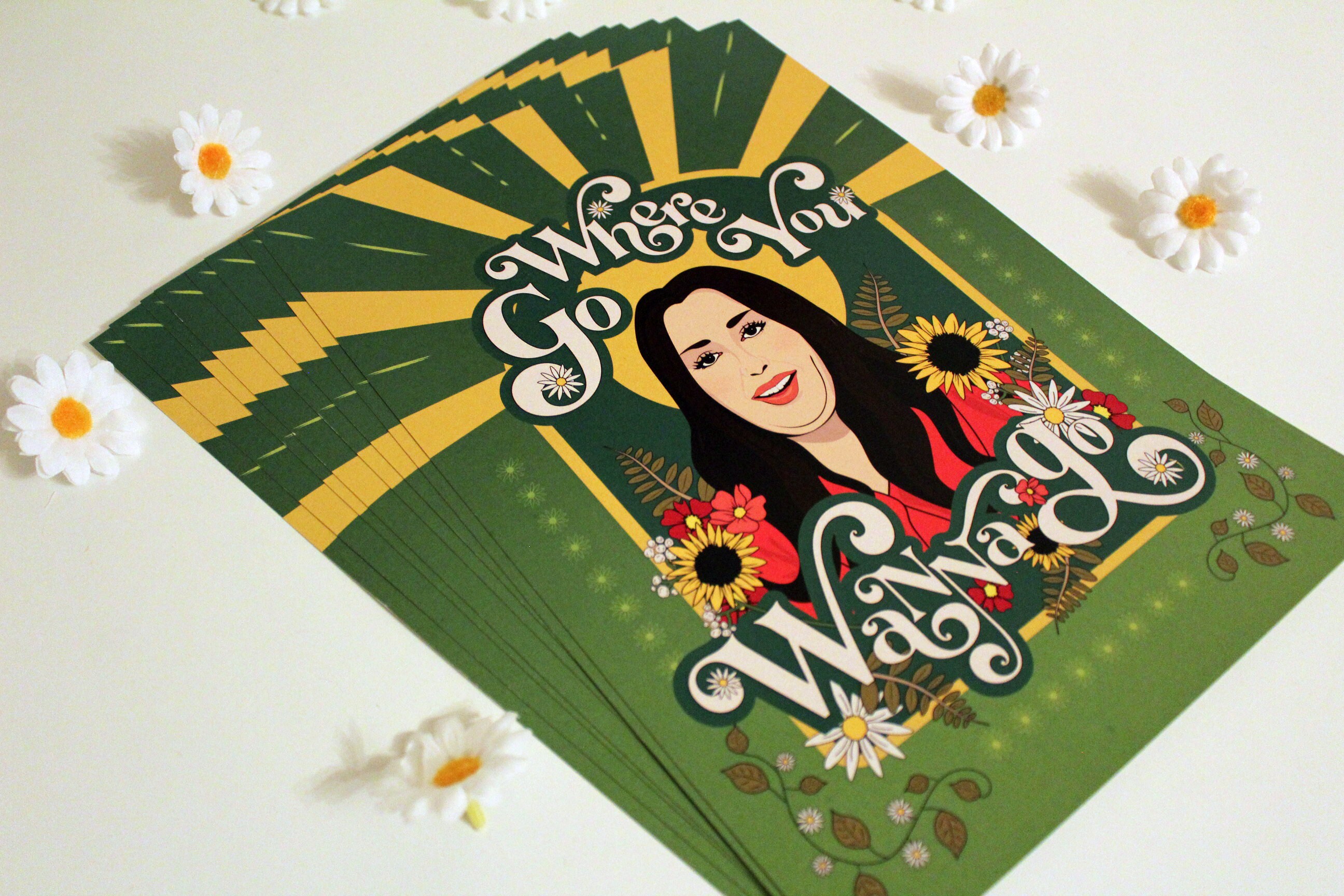Mama Cass Elliot Art Print A4 A3 Vintage Style Illustration the Mamas ...