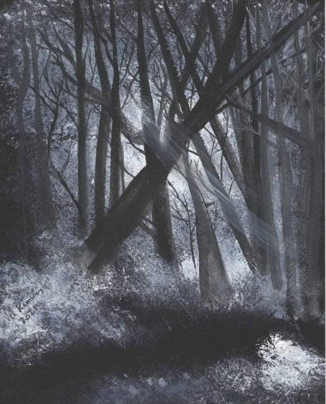 Haunted Forest Art