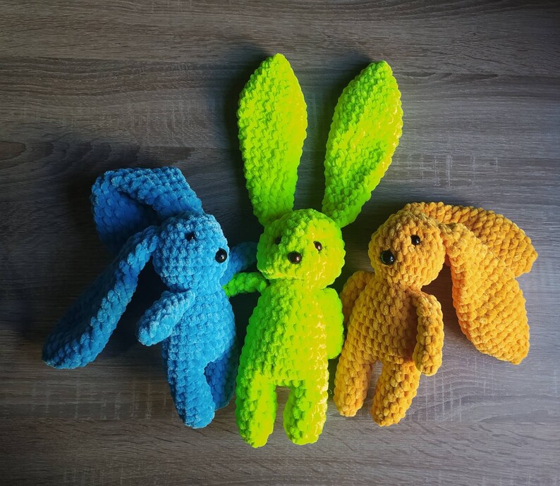 Cute Bunny Long Ears Crochet Bunny - Etsy