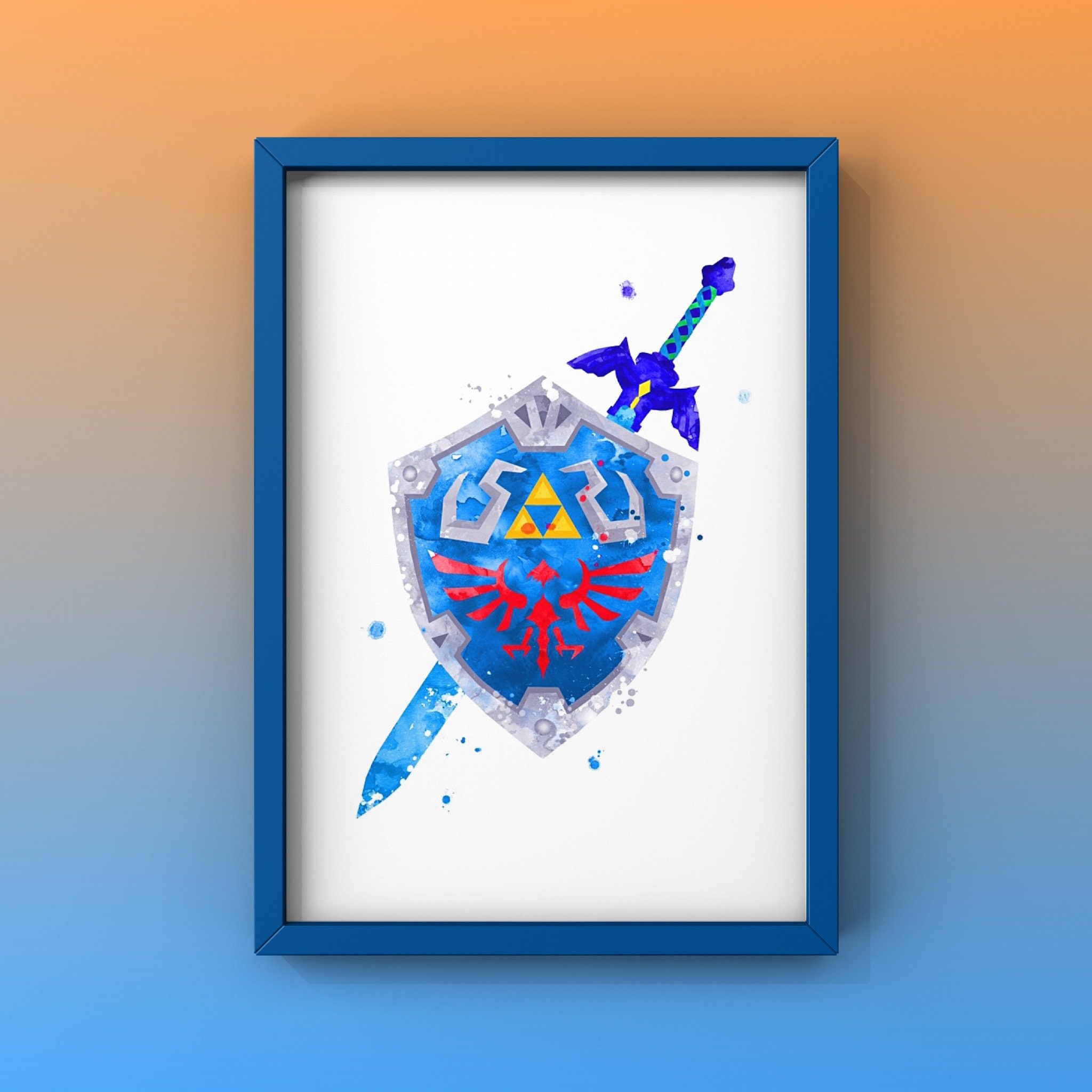 Master Sword And Hylian Shield Wallpaper