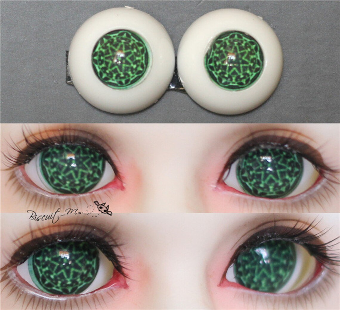 Magic Print BJD Eyes, Cartoon Shiny MDD Resin Eyes, Acrylic Eyes, MD Sd ...