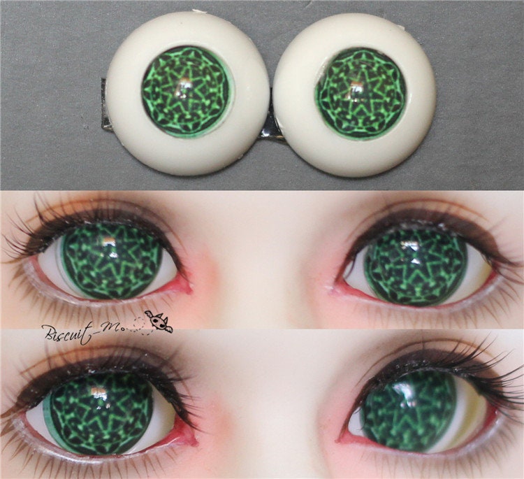 Magic Print BJD Eyes, Cartoon Shiny MDD Resin Eyes, Acrylic Eyes, MD Sd ...