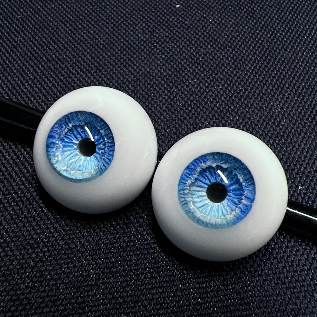 Custom BJD Doll Eyes Blue /resin Eyes for 1/3 1/4 1/6 BJD Eyes for ...