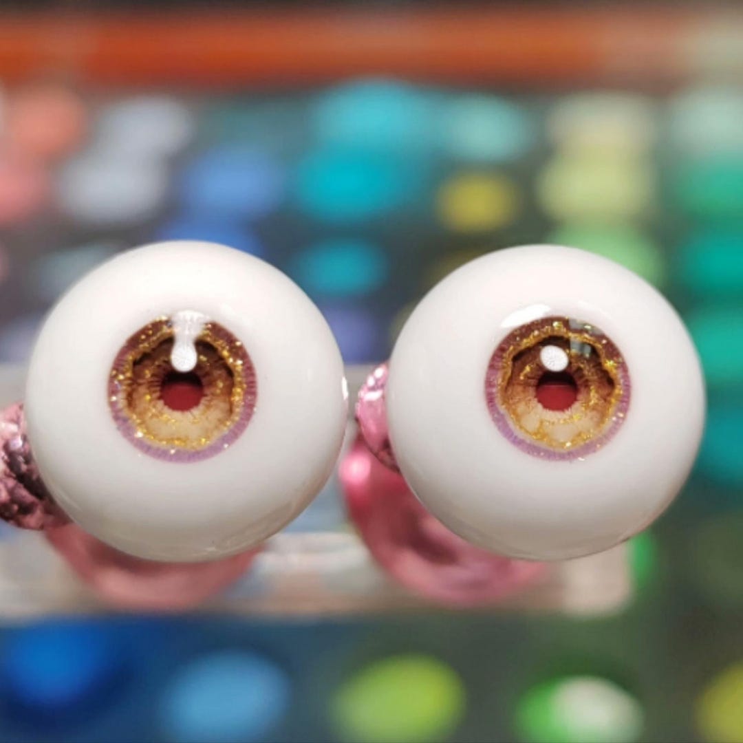 Custom BJD Hand-painted Eyeballs, Doll Eyes/bjd Eyes/ Resin Eyes for 1/ ...