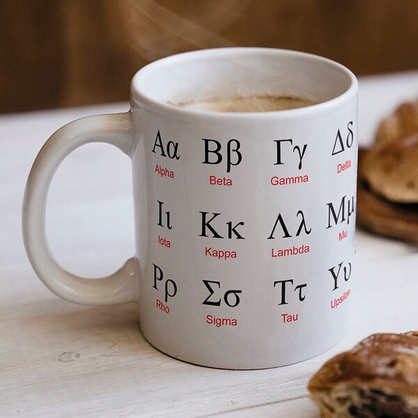 Greek Alphabet - Etsy UK