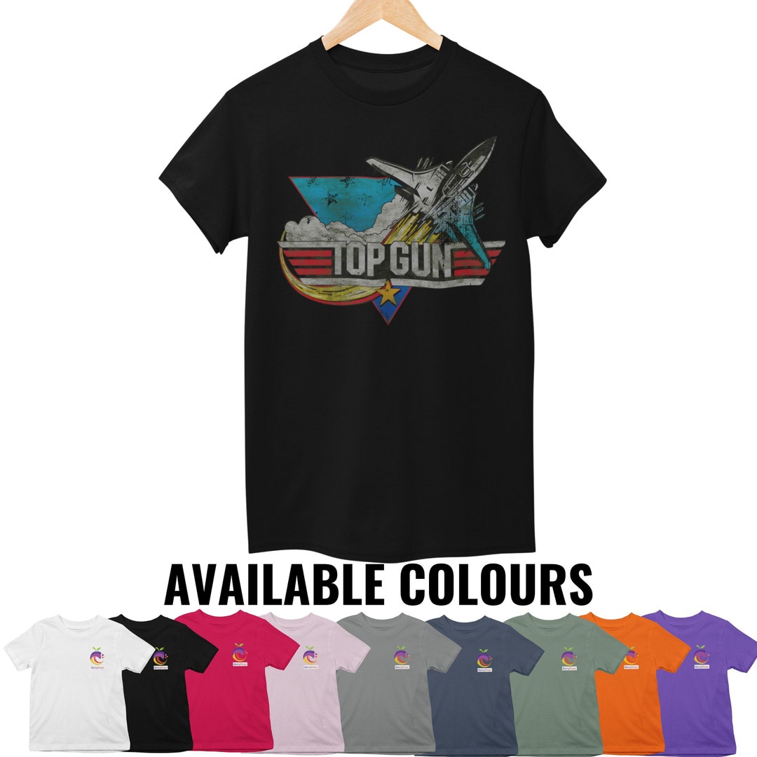 Top Gun Retro Mens T-shirt Sise Small to 5XL - Etsy UK
