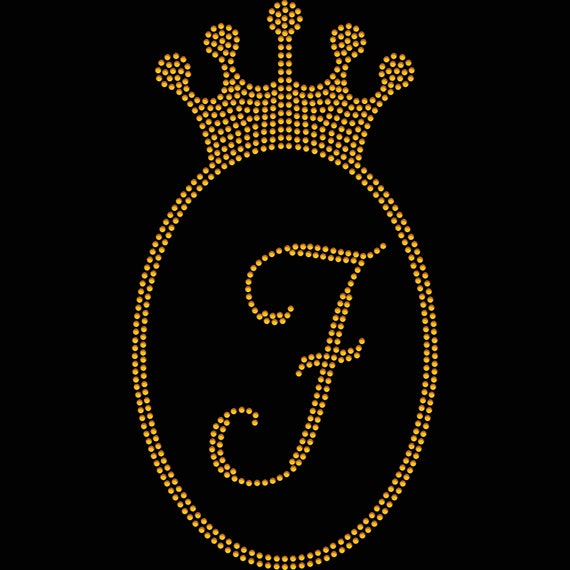 Royal Princess Crown Monogram Letter J Rhinestone Diamanté | Etsy