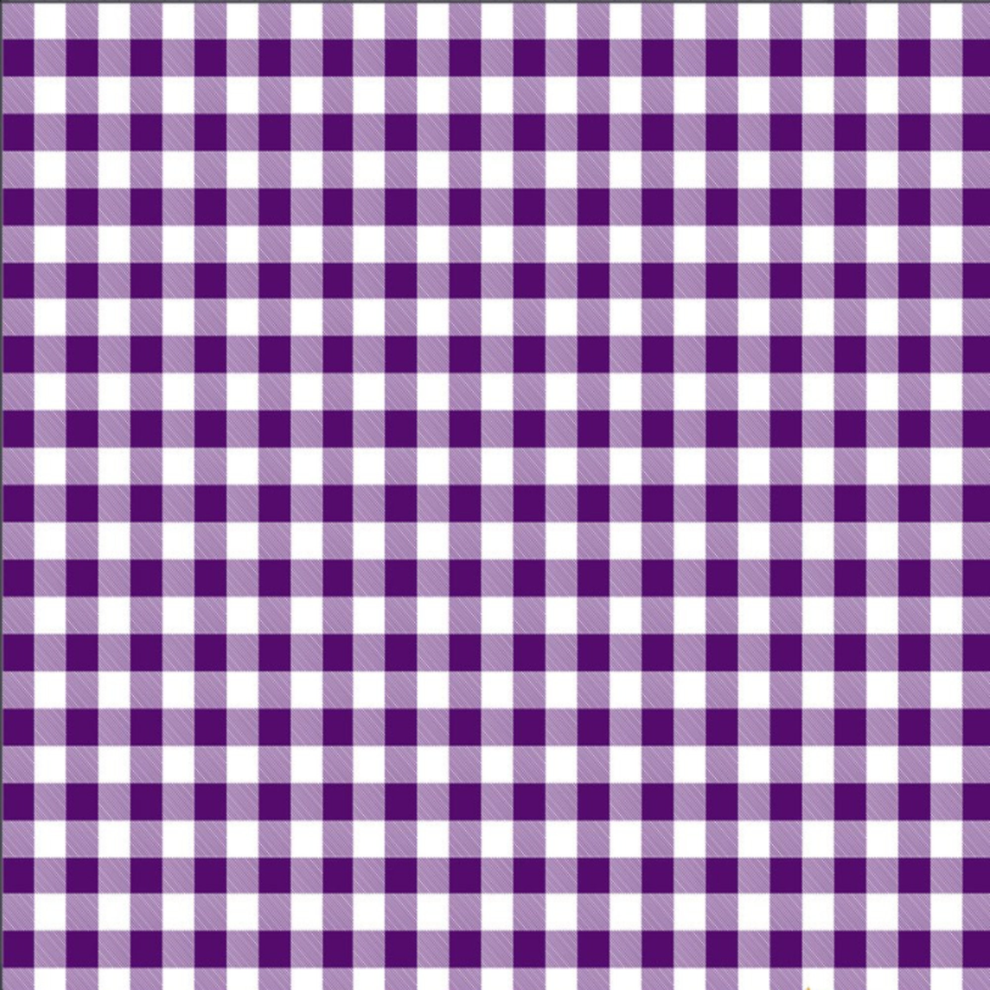 Purple Gingham Cotton Fabric Carolina Purple And White | Etsy
