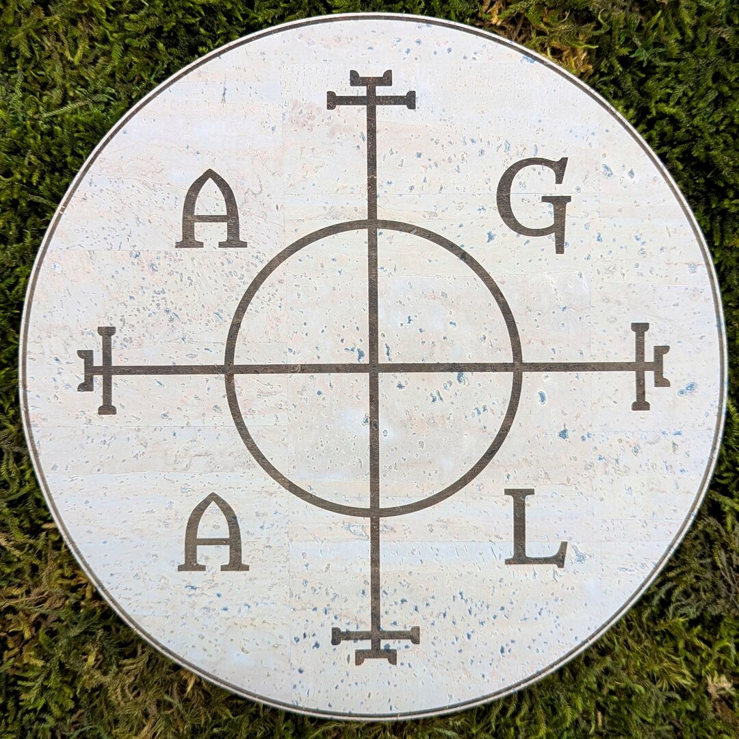 AGLA Sigil • Enochian Angel Magick • John Dee Archangel Sigil Laser ...
