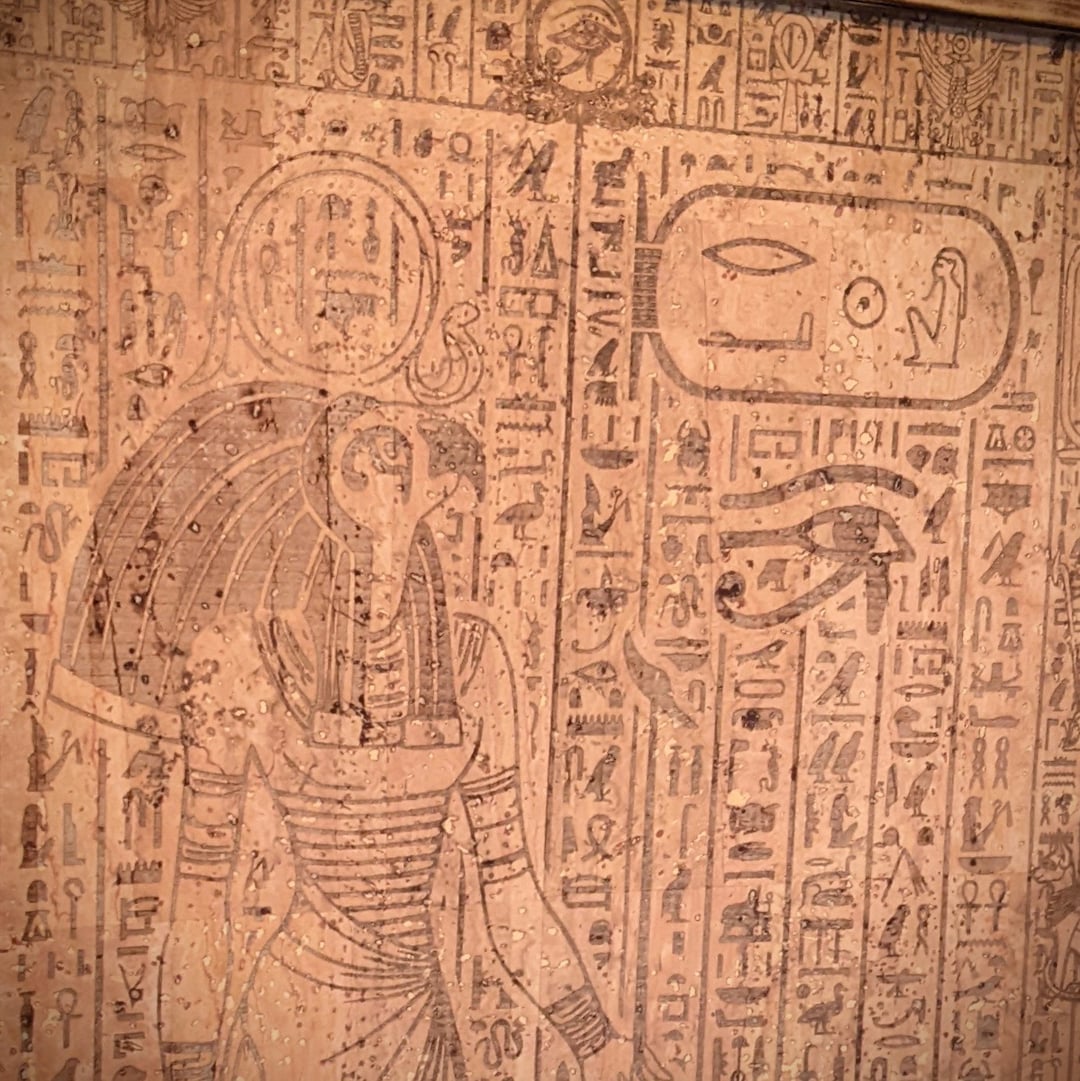 Egyptian Sun God Ra Ancient Egyptian Hieroglyphics Art With Eye of Ra ...