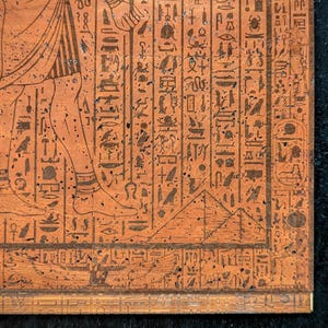 Egyptian Sun God Ra Ancient Egyptian Hieroglyphics Wall Art With Eye of ...