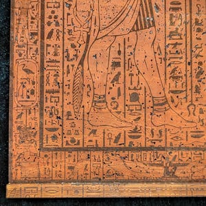 Egyptian Sun God Ra Ancient Egyptian Hieroglyphics Wall Art With Eye of ...