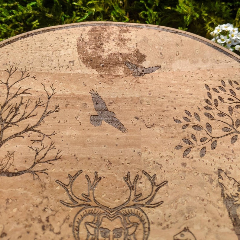 Horned God Cernunnos Altar Pagan Forest God of Nature - Etsy