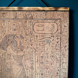 Egyptian Sun God Ra Ancient Egyptian Hieroglyphics Art With Eye of Ra ...
