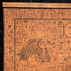 Egyptian Sun God Ra Ancient Egyptian Hieroglyphics Wall Art With Eye of ...