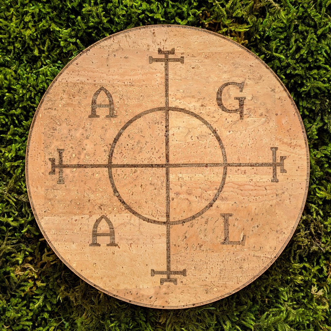 AGLA Sigil • Enochian Angel Magick • John Dee Archangel Sigil Laser ...